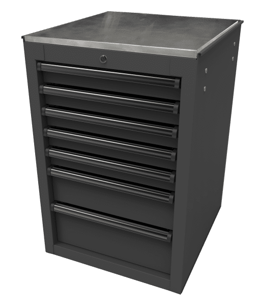 Tool Box Side Cabinet | 22" RS Pro Roller Cabinet | Homak
