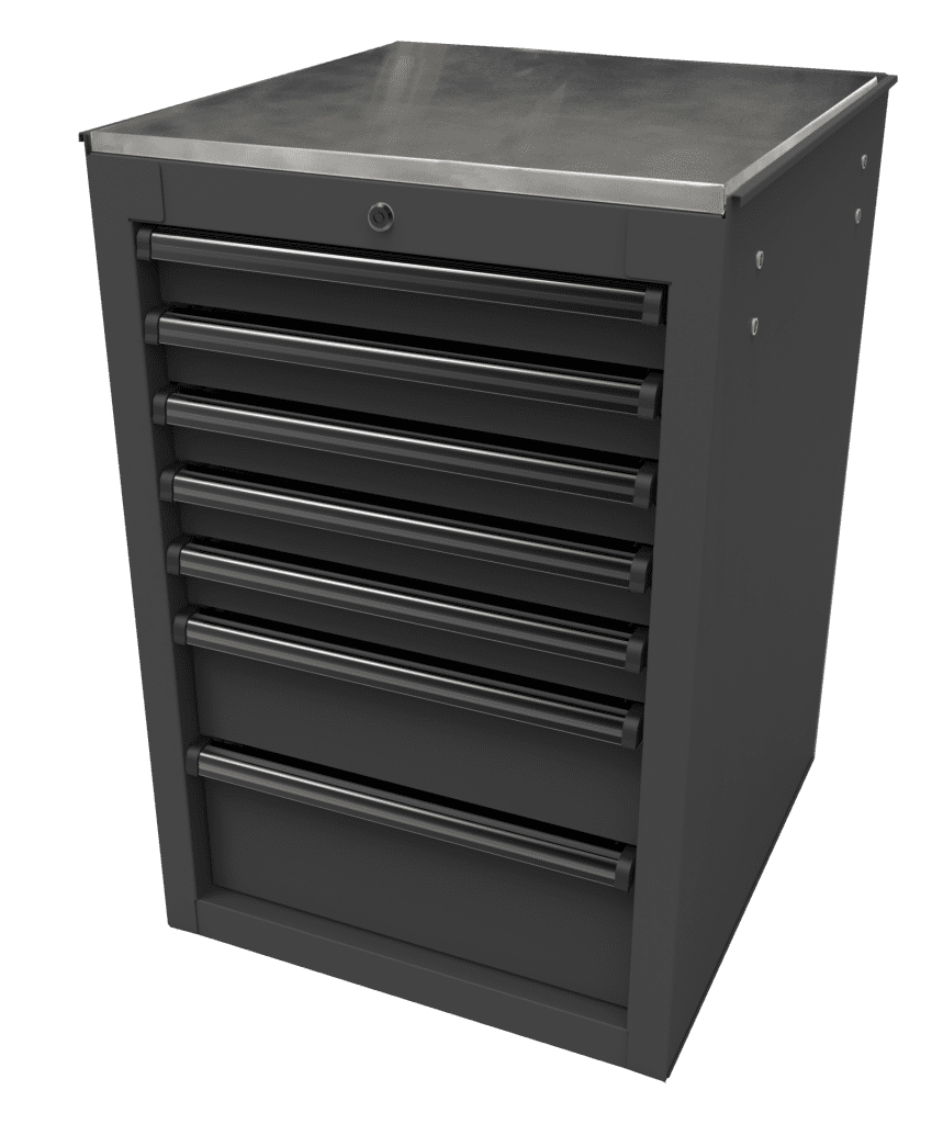 Tool Box Side Cabinet | 22" RS Pro Roller Cabinet | Homak