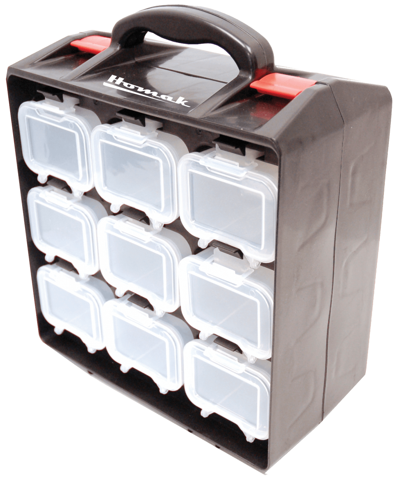 18 piece plastic Parts Organizer - Homak Manufacturing