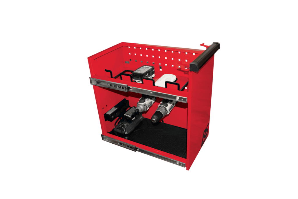 44″ RS Pro Power Service Cart with 8 Drawers and Flip Top