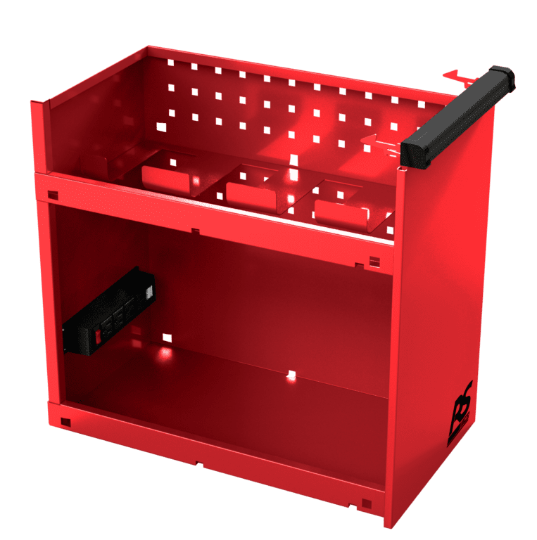 44″ RS Pro Power Service Cart with 8 Drawers and Flip Top