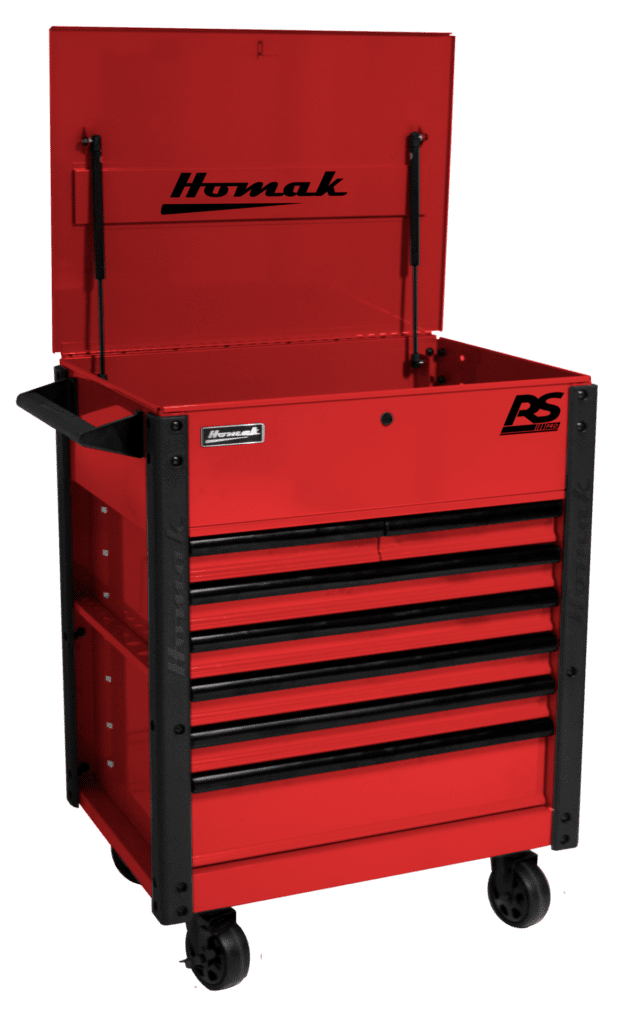7 Drawer Tool Cart - 35" RS Pro Series - Homak Manufacturing